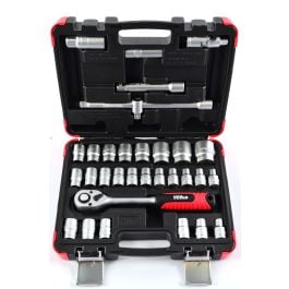 32 pce 1/2" Drive Socket Set Metric – Hilka Tools