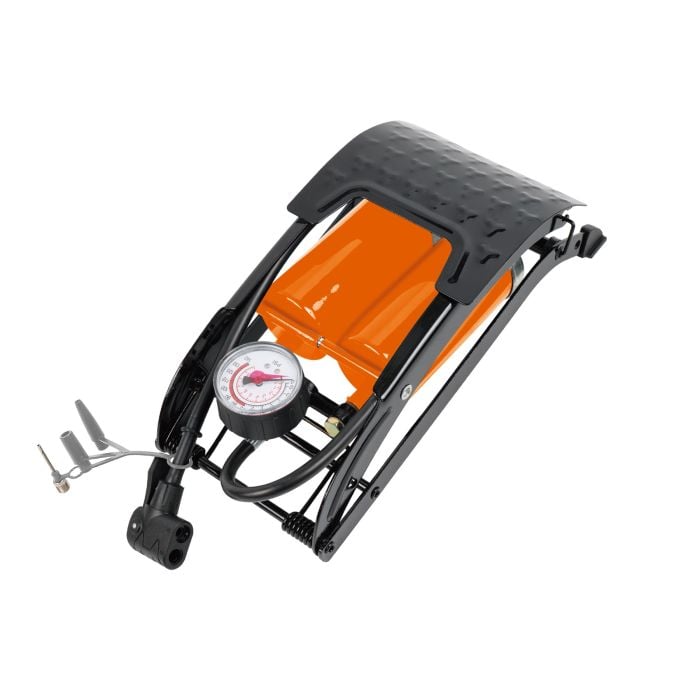 RAC Heavy Duty Double Barrel Foot Pump – Hilka Tools